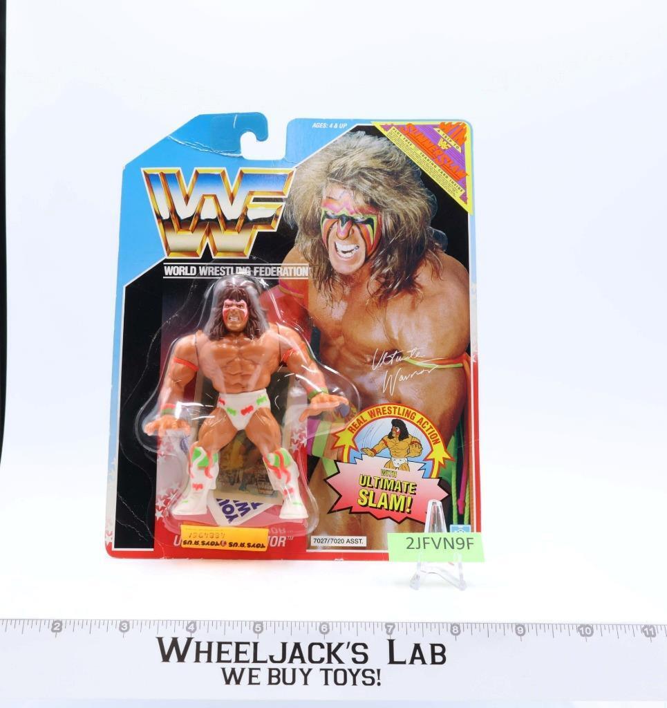 Ultimate Warrior WWF Wrestling 1990 Hasbro Figure NEW MOSC SEALED ...