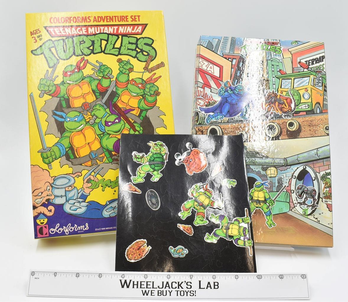 Colorforms Adventure Set Teenage Mutant Ninja Turtles 1989 Colorforms ...