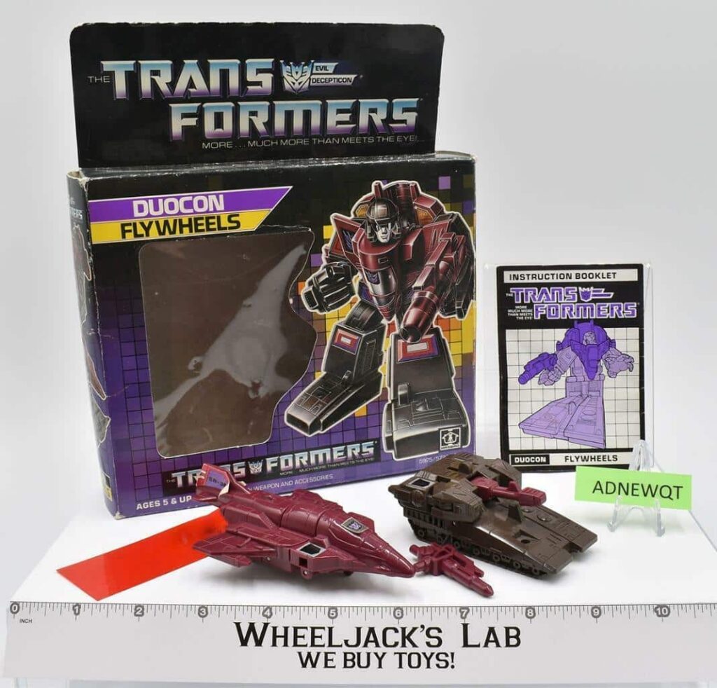 Flywheels W Box 100% Complete 1987 Vintage G1 Transformers Hasbro ...