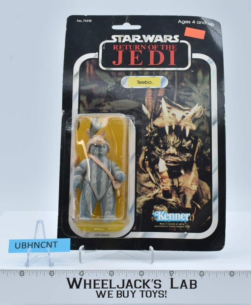 Teebo Ewok 77 Back Star Wars ROTJ 1984 Kenner Figure NEW MOSC SEALED - Wheeljack's Lab