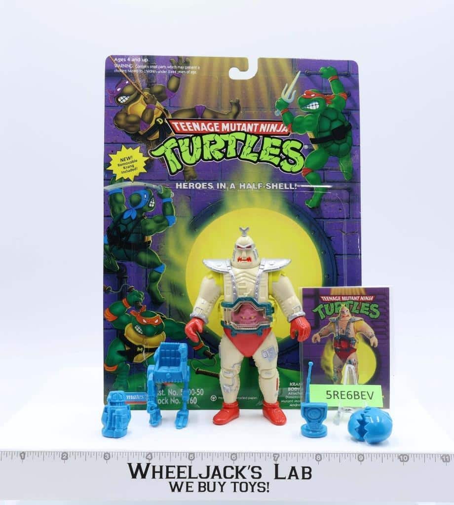 Krang's Android Body 100% Complete W/Card TMNT 1994 Playmates Action ...