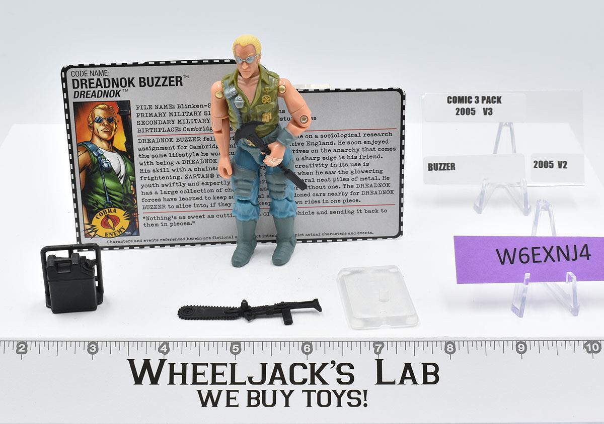 Dreadnok Buzzer v3 100% Complete GI Joe Comic Pack 2005 Hasbro Figure ...