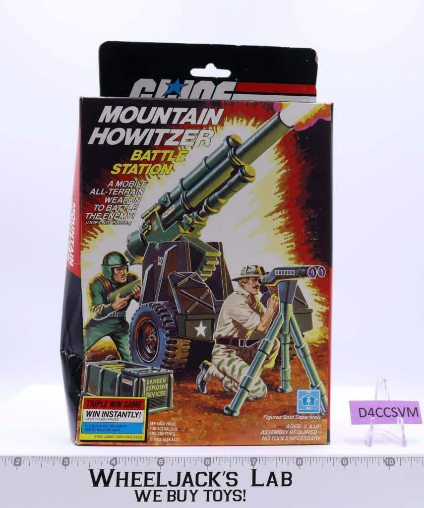 Mountain Howitzer Battle Station GI Joe 1985 Action Figure Vehicle NEW ...