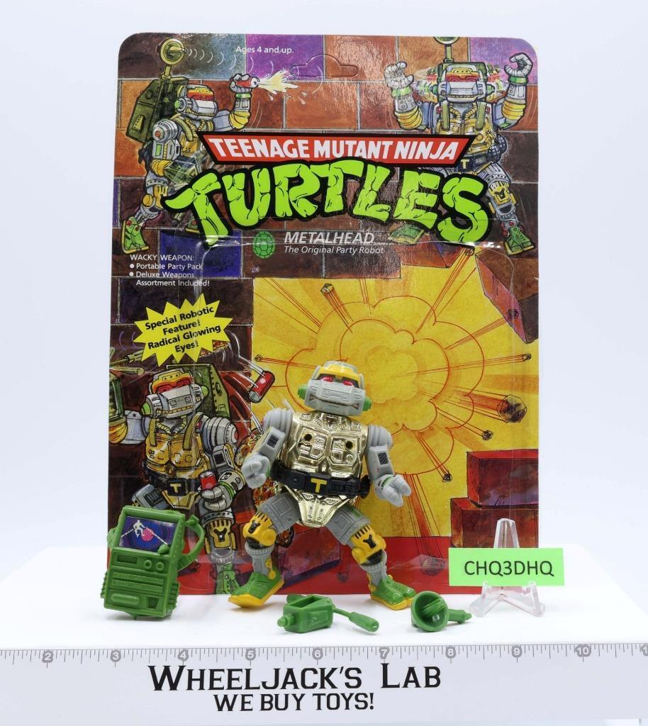 Metalhead 100% Complete W/Card TMNT 1989 Playmates Vintage Action ...
