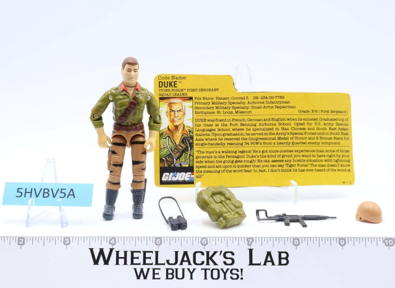 Duke Tiger Force V2 100% Complete G.I. Joe Hasbro 1988 Vintage Action ...