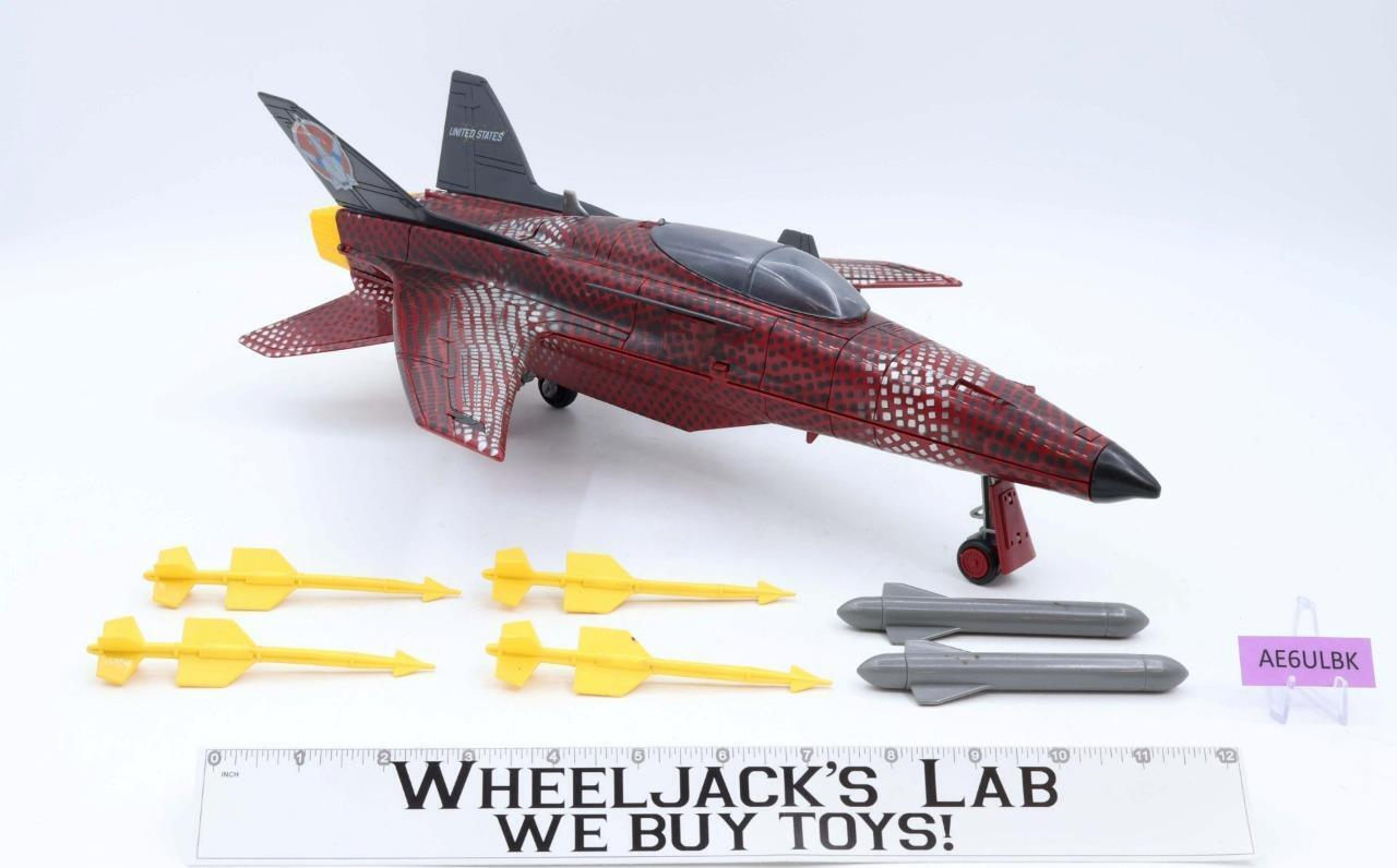 Python Conquest X-30 Jet 100% Complete GI Joe 1989 Hasbro Action Figure ...