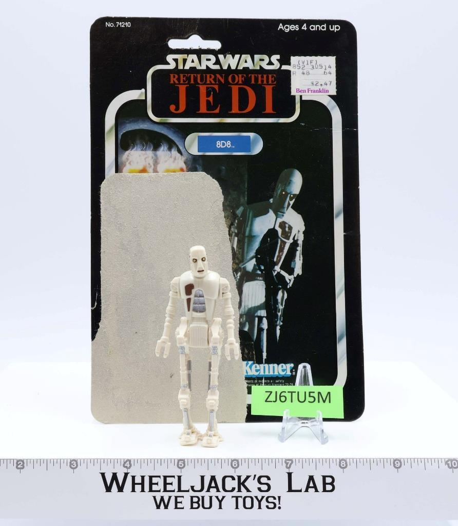 8D8 100% Complete 77 Back-A Star Wars ROTJ 1983 Kenner Action Figure NO ...
