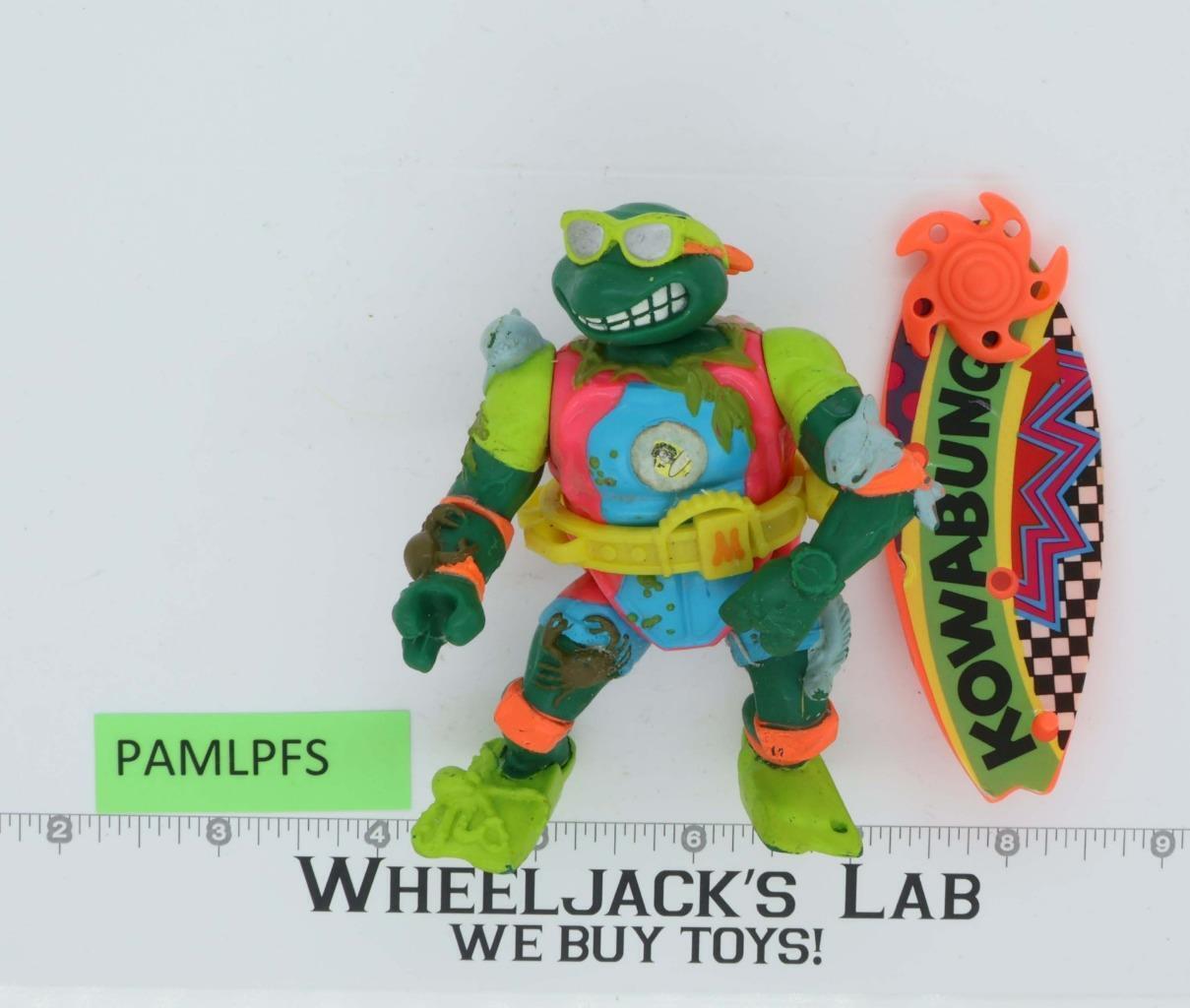 Sewer Surfer Mike Teenage Mutant Ninja Turtle TMNT 1990 Playmates ...