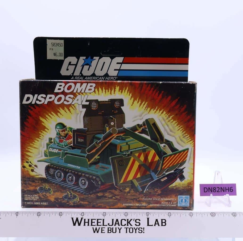 Bomb Disposal 100% Complete W/Box GI Joe 1985 Action Figure - Wheeljack ...