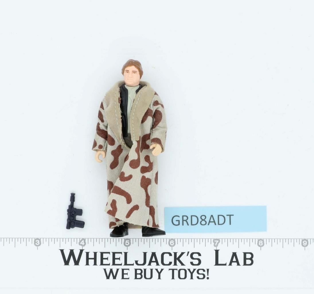Han Solo Trench Coat 100% Complete Star Wars ROTJ 1983 Vintage Kenner ...