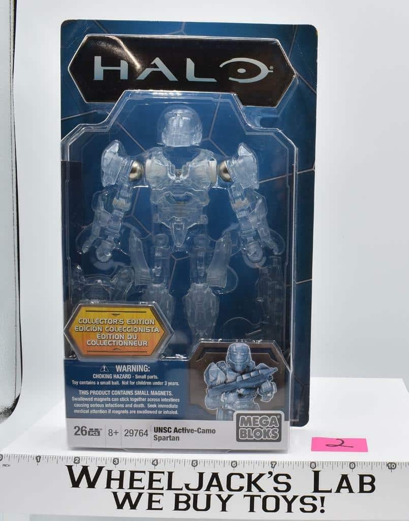 UNSC Active-Camo Spartan #2 MOSC NEW Halo MEGA 2012 Action Figure ...