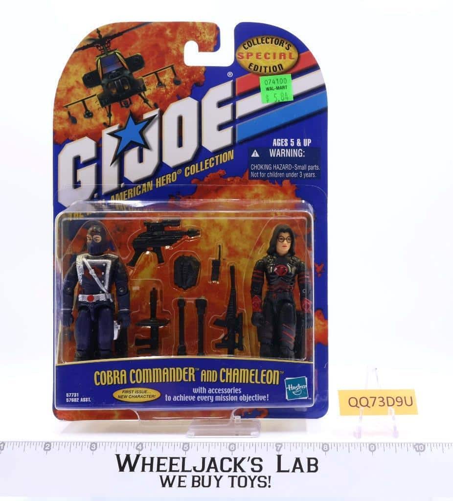 Cobra Commander & Chameleon GI Joe Collector's Edition 2000 Hasbro NEW MOSC - Wheeljack's Lab