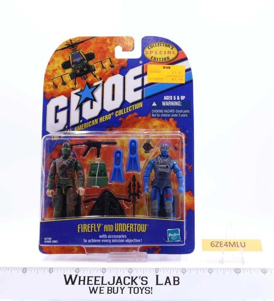 Firefly and Undertow GI Joe Collector's Edition 2000 Hasbro Figures NEW MOSC - Wheeljack's Lab