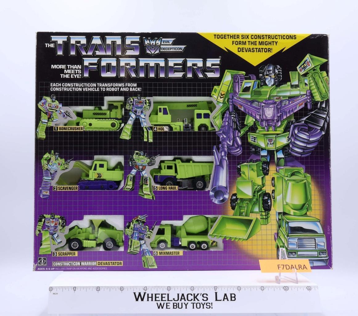 Devastator 100% Complete W/ NICE BOX & FIGURES 1985 Vintage G1 ...