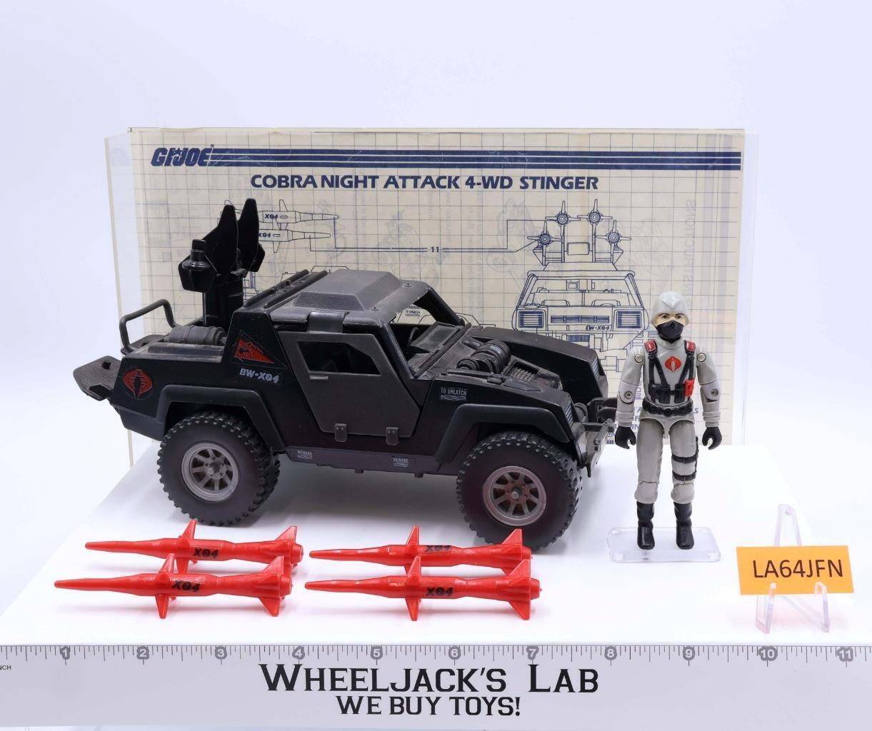 Stinger W/Driver 100% Complete GI Joe Hasbro 1984 Vintage Vehicle ...