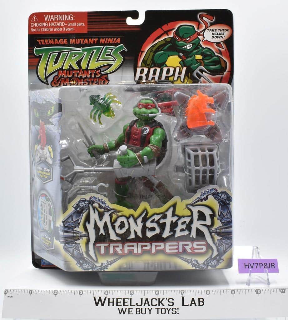Raph Monster Trappers TMNT Mutants & Monsters 2005 Playmates MOSC NEW ...