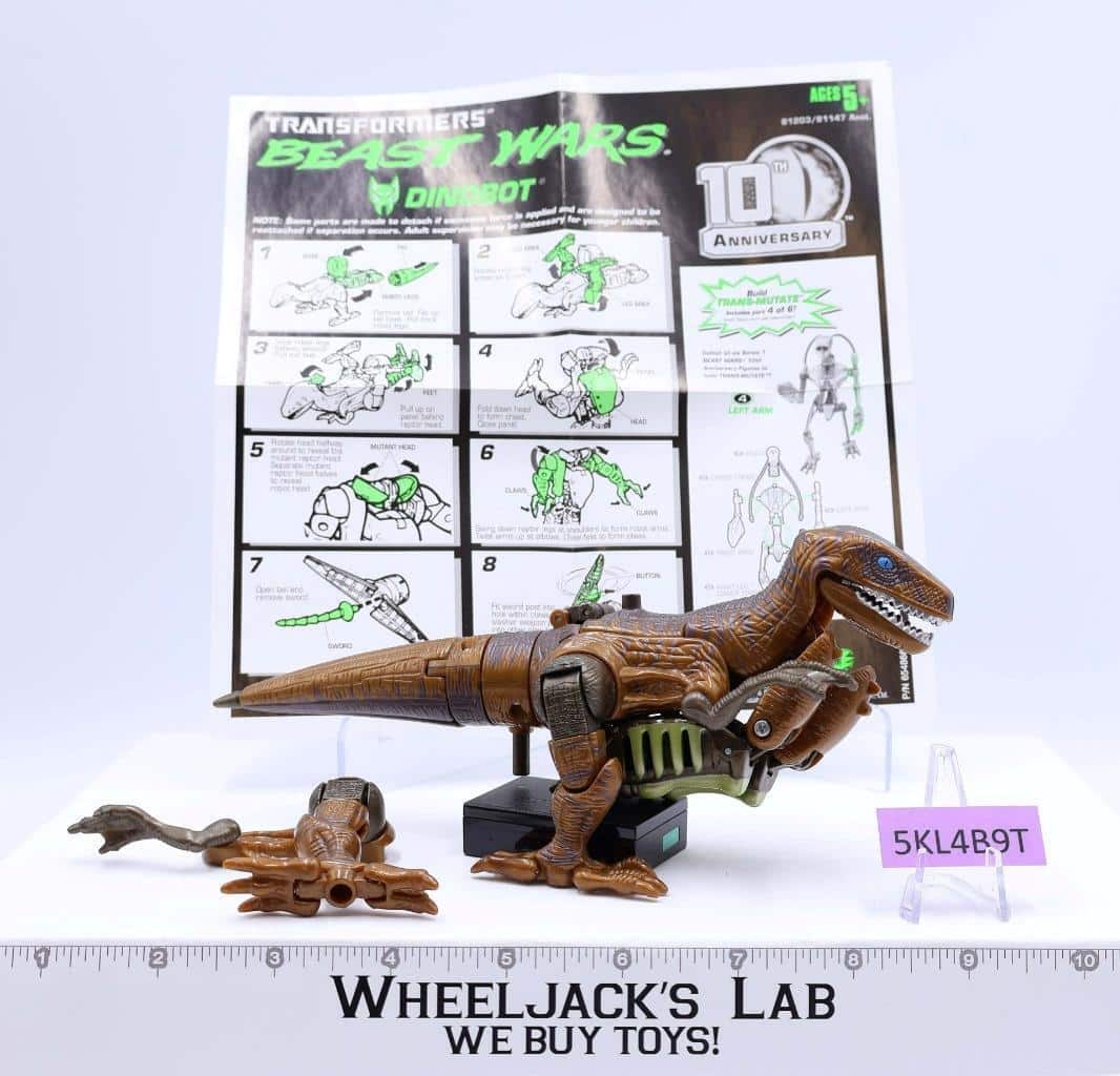 Dinobot Raptor Deluxe Class Transformers Beast Wars 10th Anniversary ...