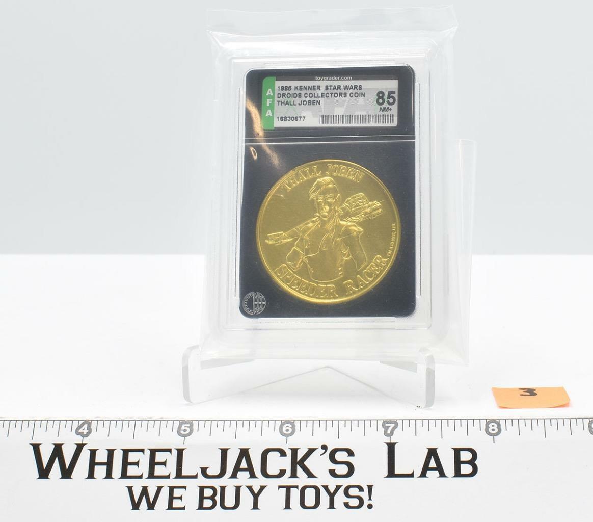 Thall Joben AFA 85 Droids Collectors Coin NM+ 1985 Star Wars Kenner ...