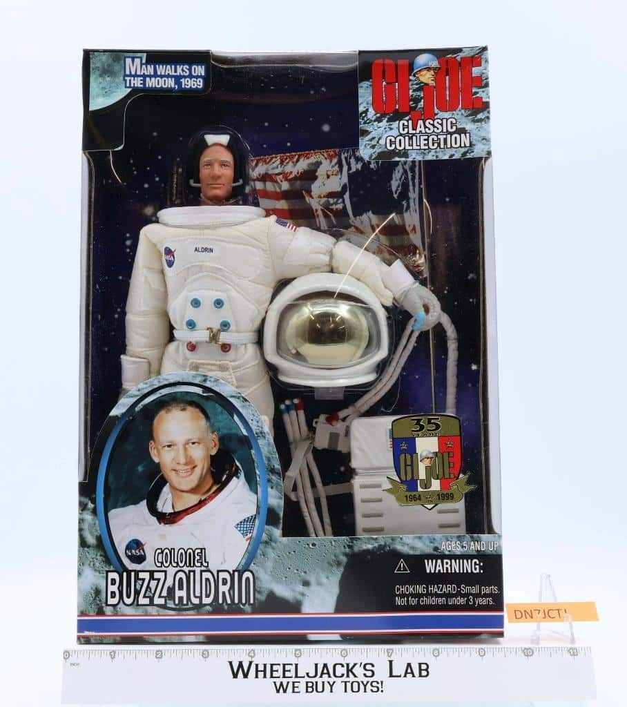 Colonel Buzz Aldrin GI Joe Classic Collection 1999 Hasbro Figure NEW ...