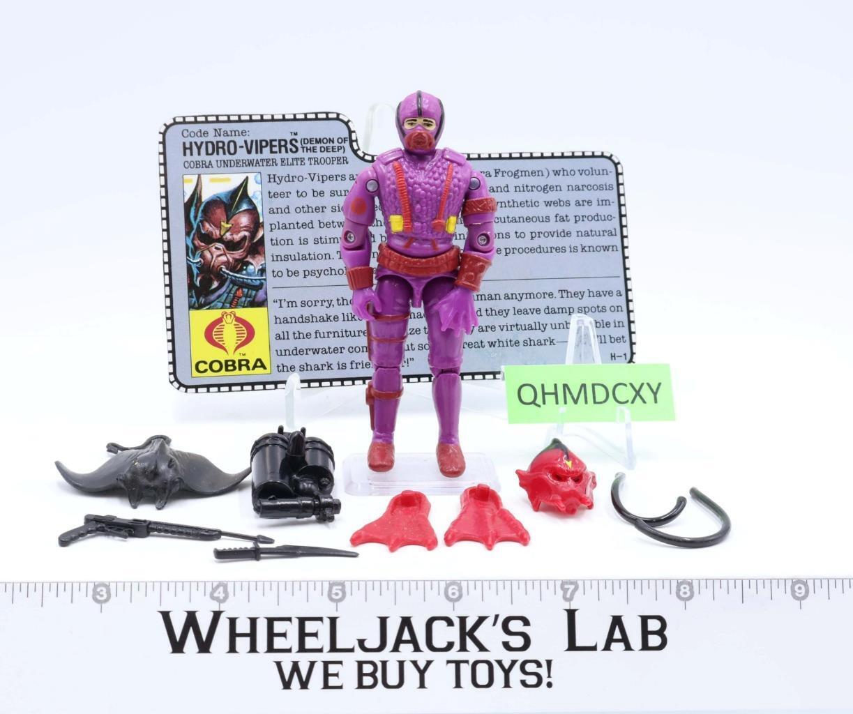 Hydro-Viper V1 100% Complete G.I. Joe 1988 Hasbro Vintage Action Figure ...