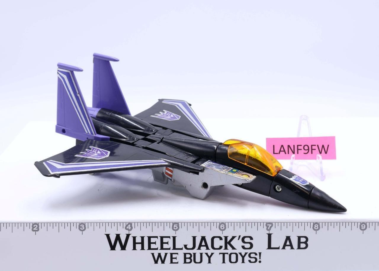 Skywarp 1985 Vintage G1 Transformers F-15 Fighter Hasbro Action Figure ...