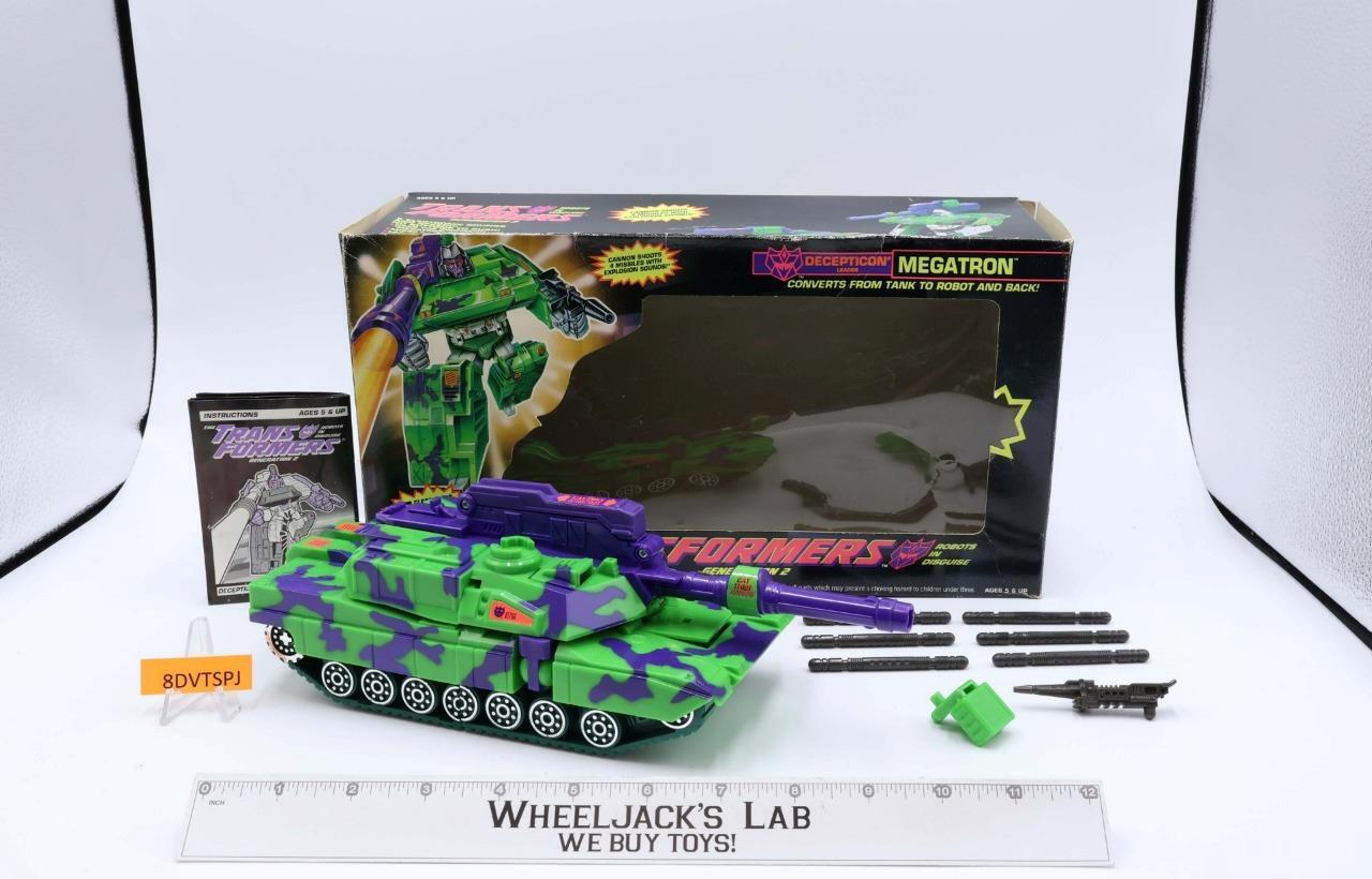 G2 Megatron Tank 100% Complete WORKS 1992 Vintage Transformers Action ...
