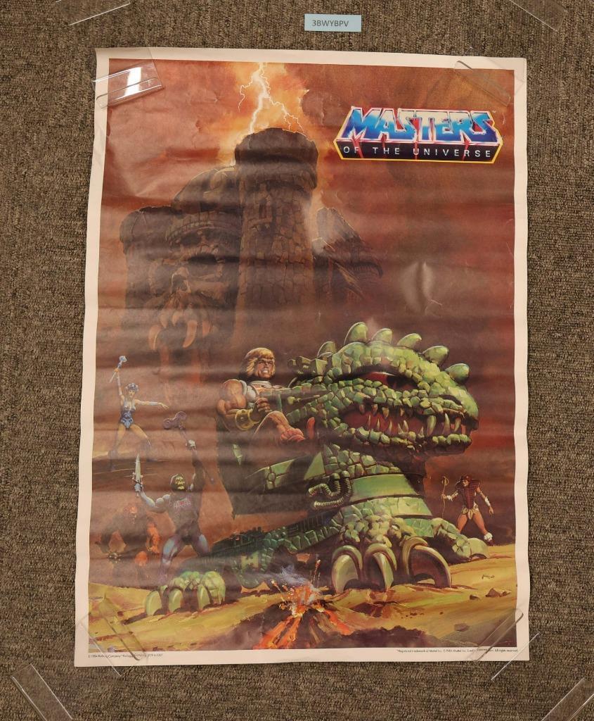 He-Man Masters of the Universe MOTU Dragon Walker 1984 Kellogg’s Poster ...