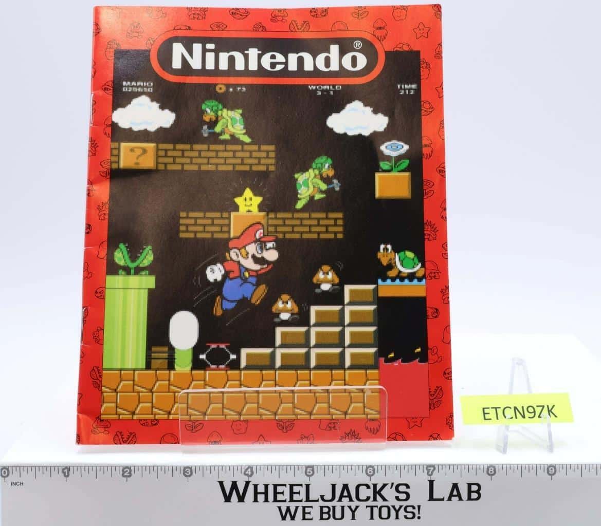 Nintendo Super Mario Brothers Copywrite Line Notebook 1992 Vintage ...