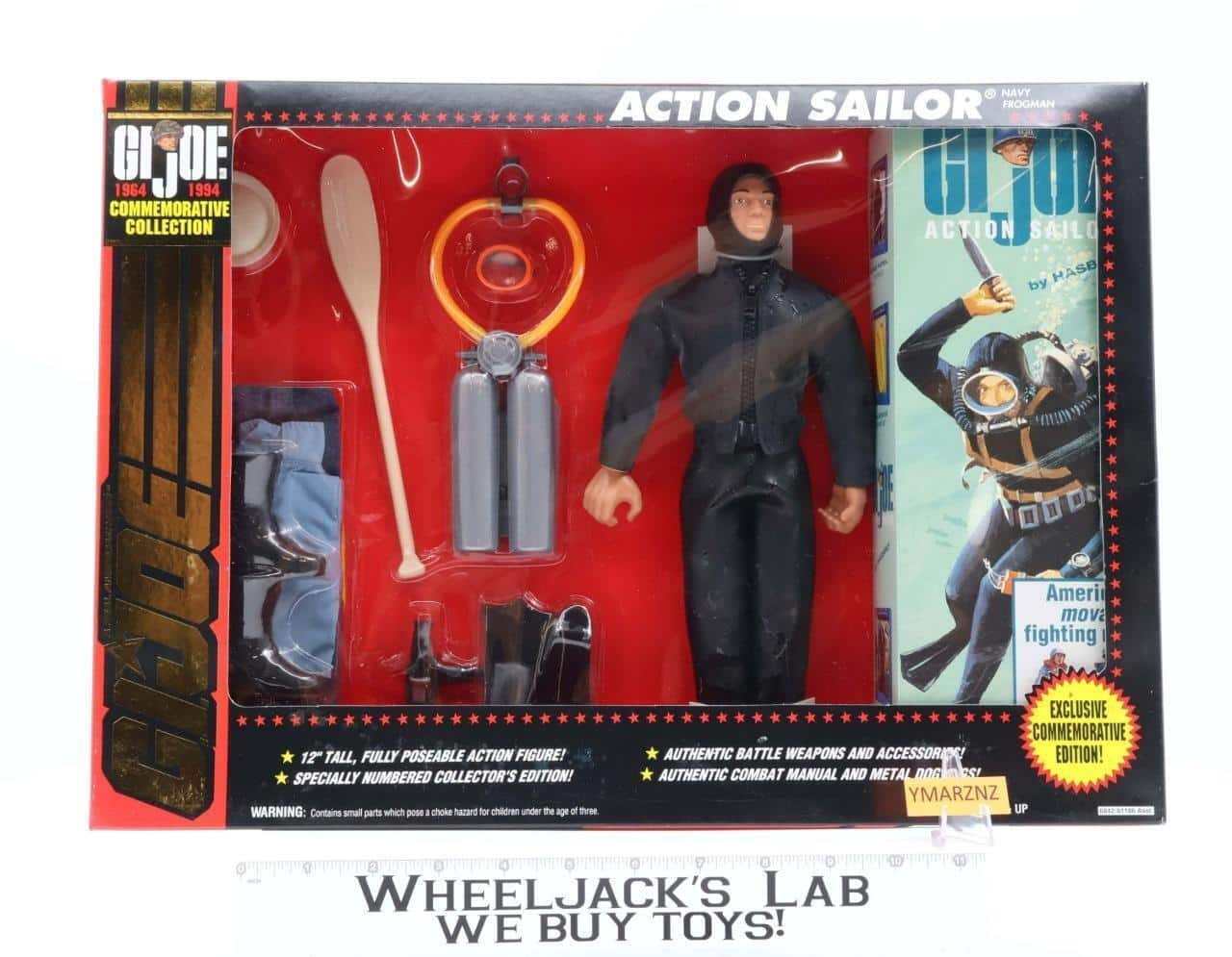 GI Joe Commemorative Collection Action Sailor Navy Frogman MIB 1994 ...