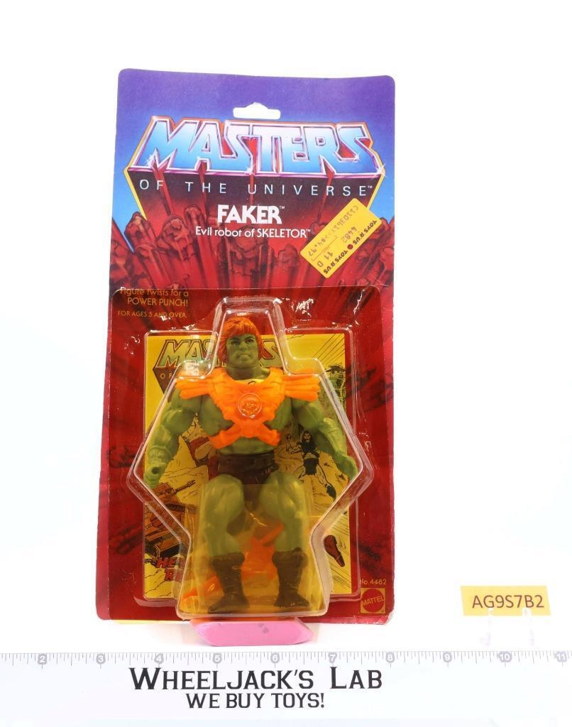 Faker He-Man Masters of the Universe MOTU 1984 Mattel NEW MOSC SEALED ...