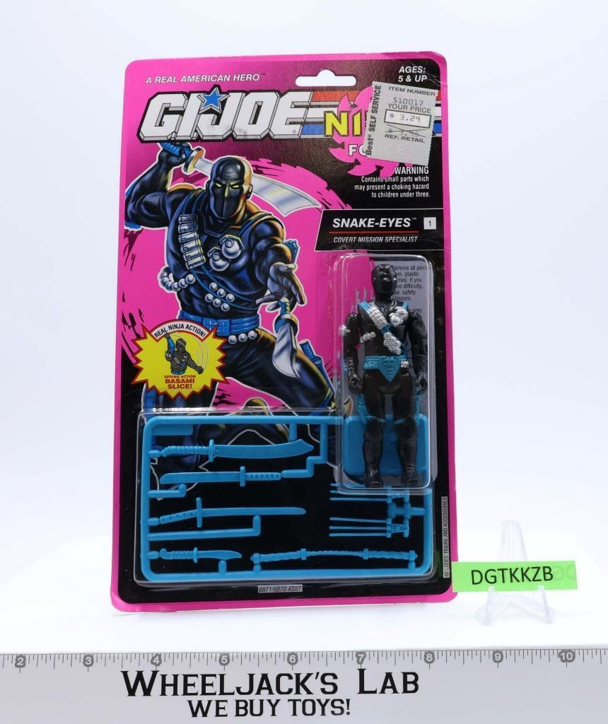 Snake Eyes GI Joe Ninja Force 1992 Hasbro Action Figure NEW MOSC SEALED ...