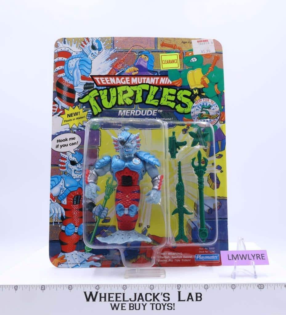 Merdude Teenage Mutant Ninja Turtles TMNT 1992 Playmates NEW MOSC ...