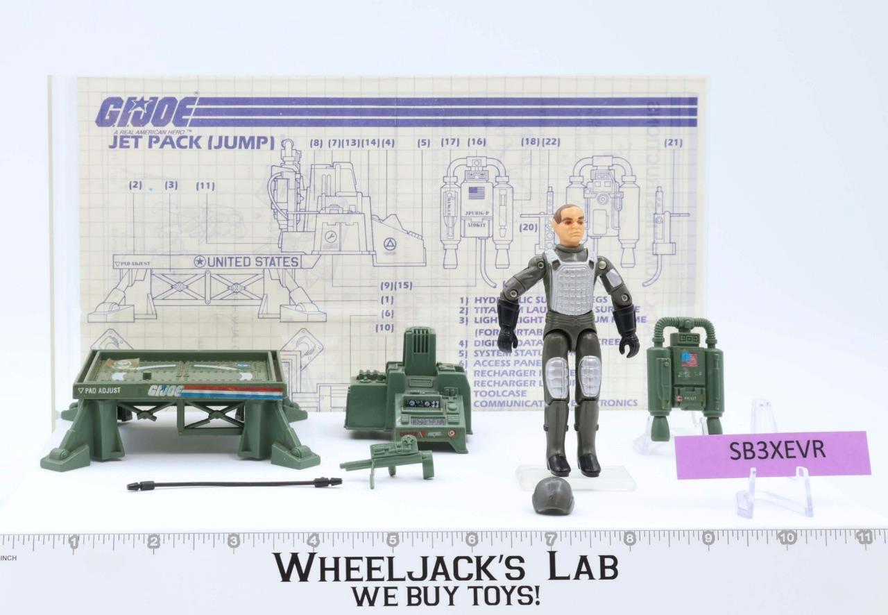Jump Jet Pack W/Grand Slam 100% Complete G.I. Joe Hasbro 1983 Action ...