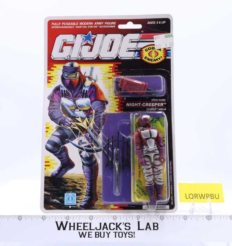Night Creeper GI Joe 1990 Hasbro Vintage Action Figure NEW MOSC SEALED ...