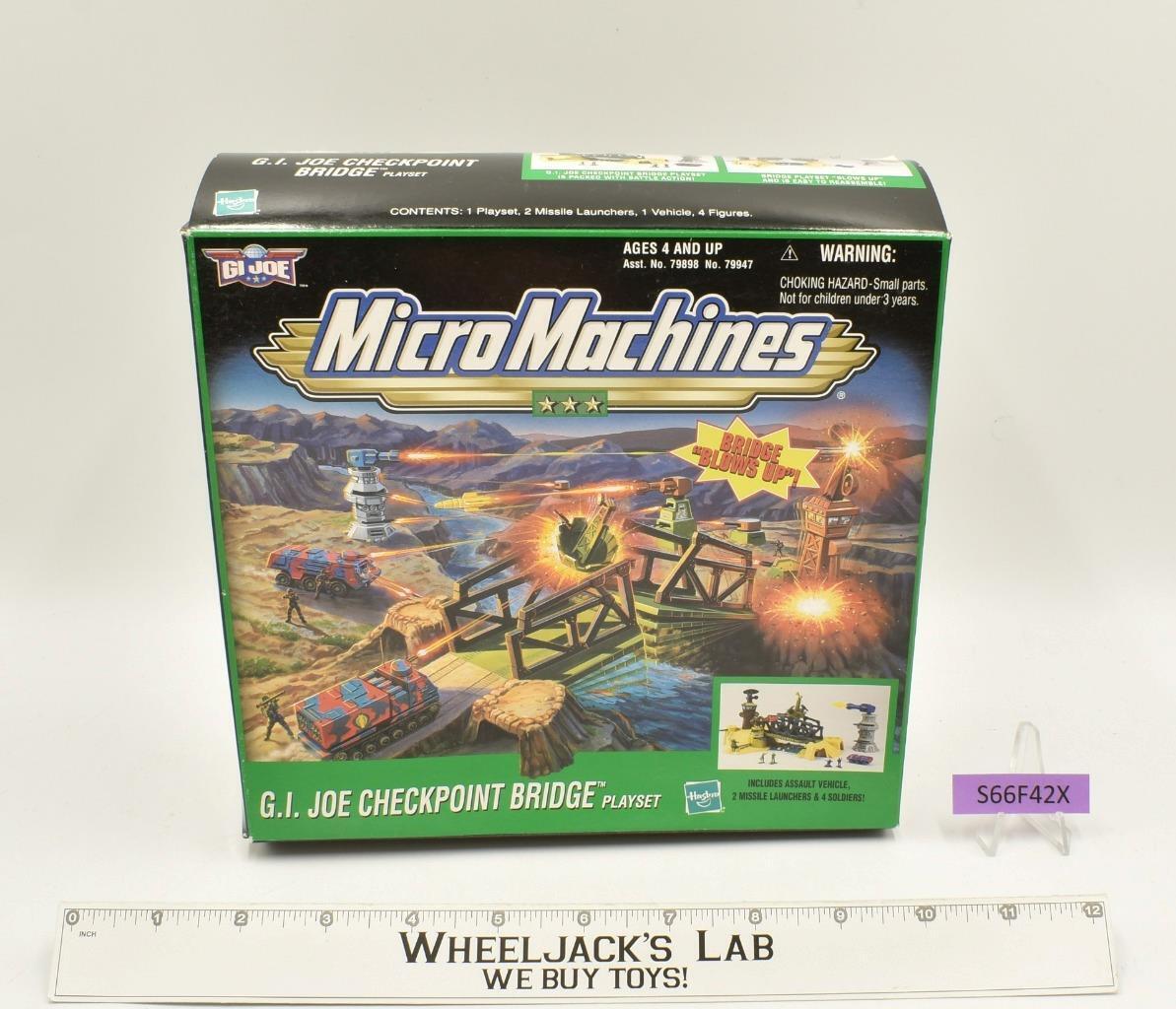 Checkpoint Bridge Playset Micro Machines GI Joe 1999 Galoob - Wheeljack ...