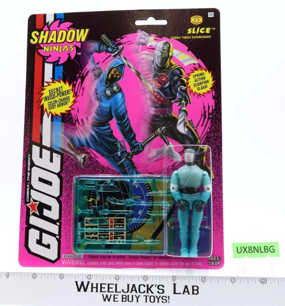 Slice GI Joe Shadow Ninja 1993 Hasbro Action Figure NEW MOSC SEALED ...
