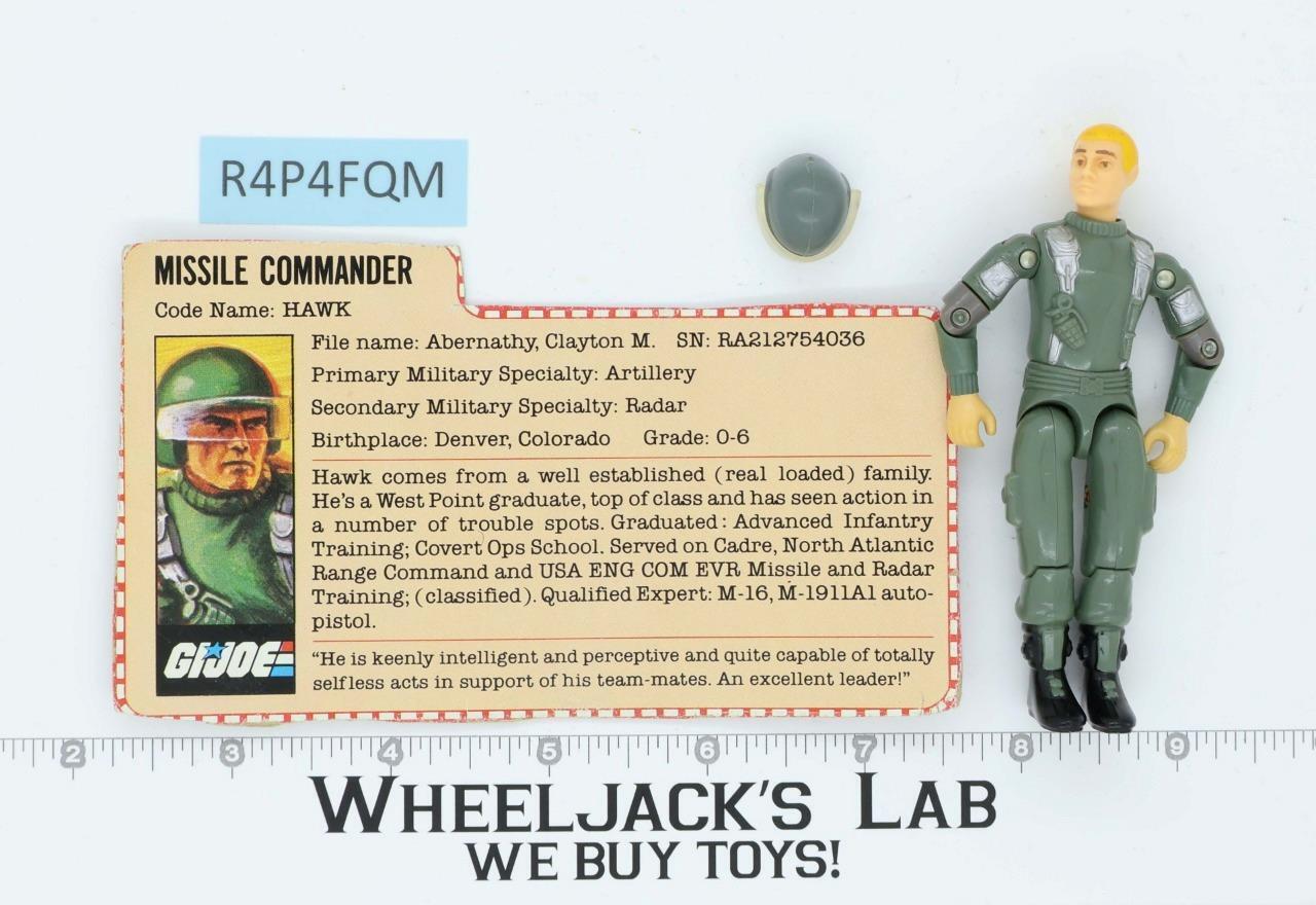Hawk V1.5 Swivel Arms 100% Complete G.I. Joe 1983 Hasbro Vintage Action ...