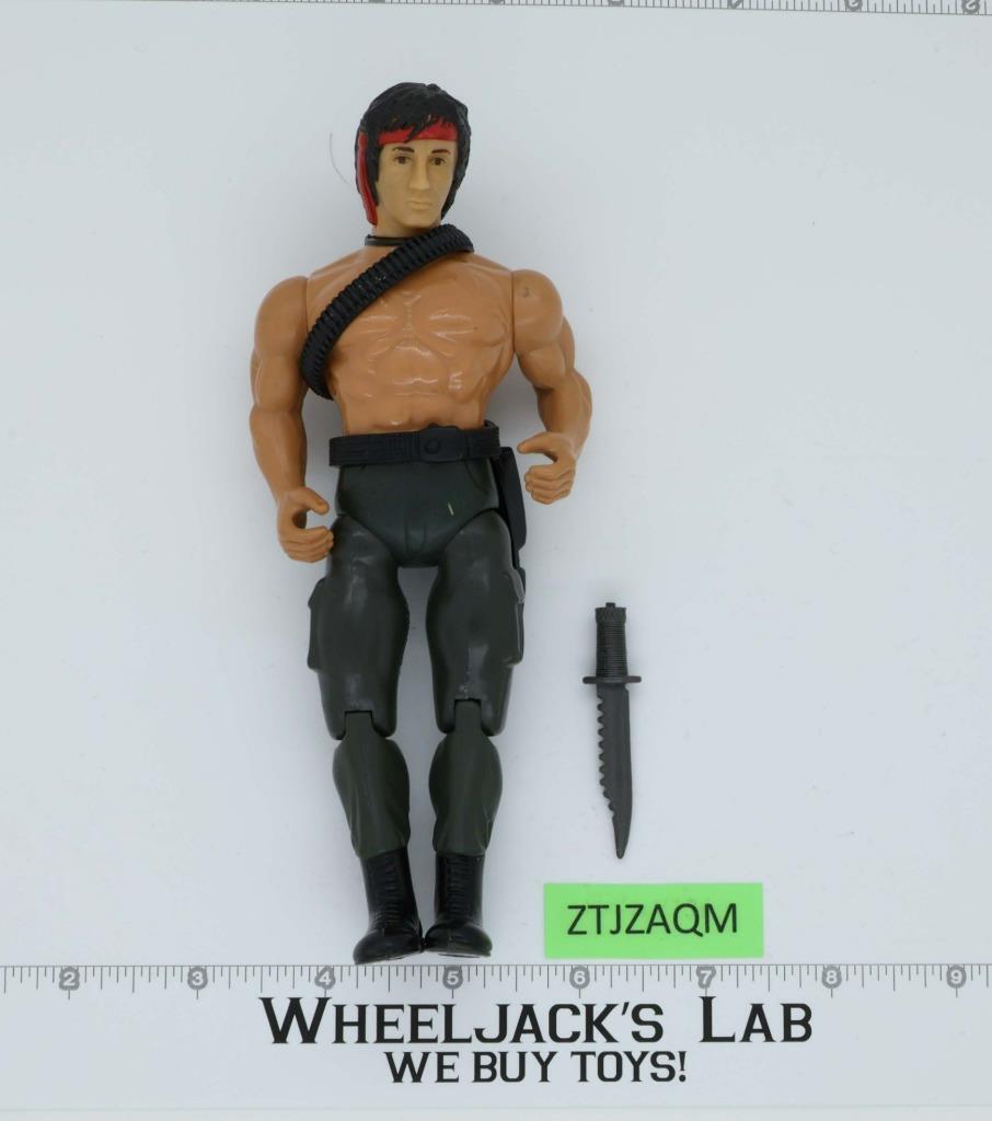 John Rambo Sylvester Stallone Rambo 1986 Coleco Vintage Action Figure ...
