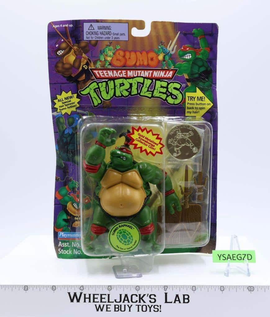 Sumo Raphael Teenage Mutant Ninja Turtles TMNT 1995 Playmates NEW MOSC ...