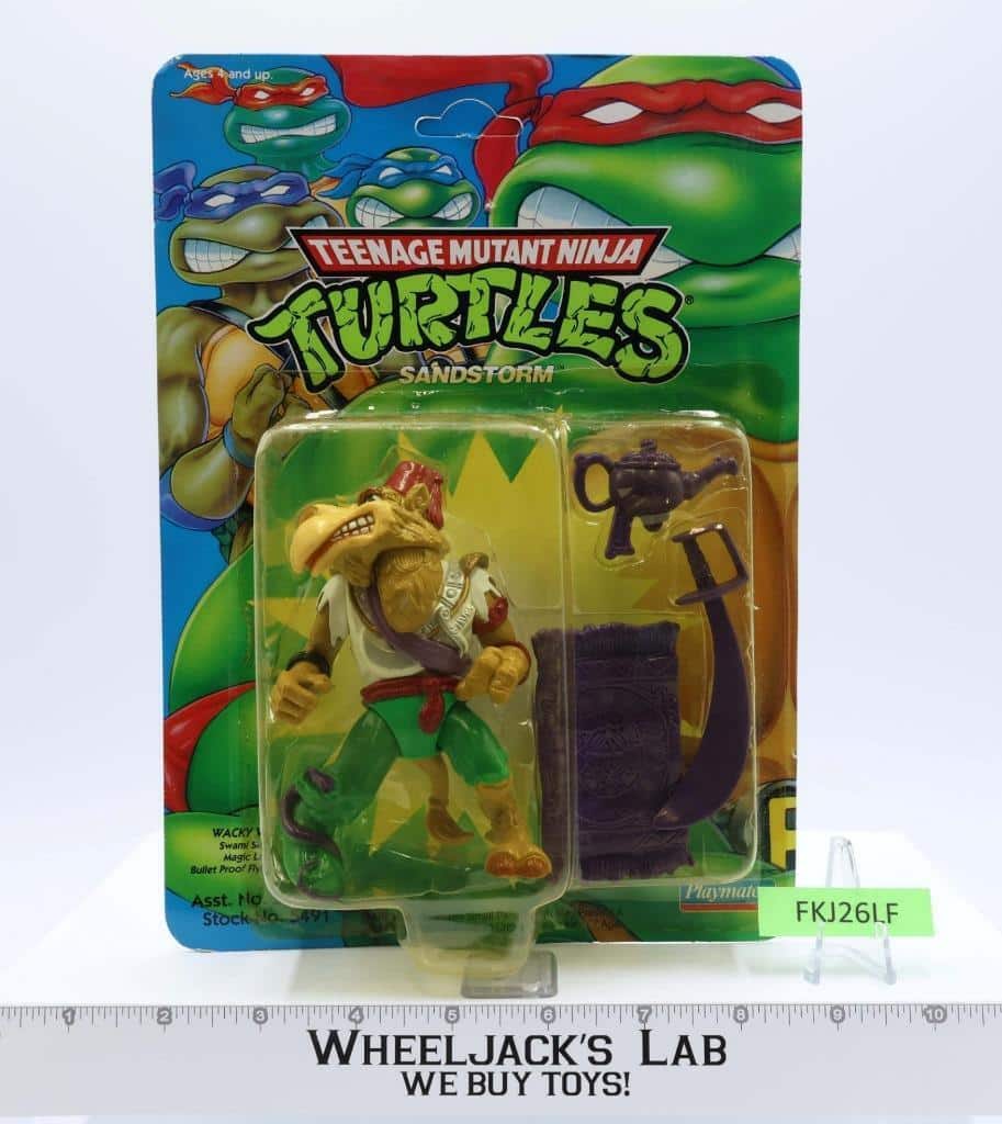 Sandstorm Teenage Mutant Ninja Turtles TMNT 1992 Playmates NEW MOSC ...