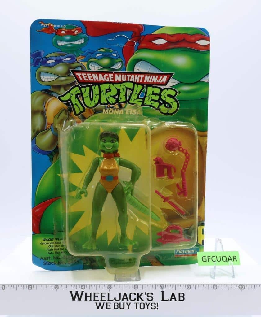 Mona Lisa Teenage Mutant Ninja Turtle TMNT 1992 Playmates NEW MOSC ...