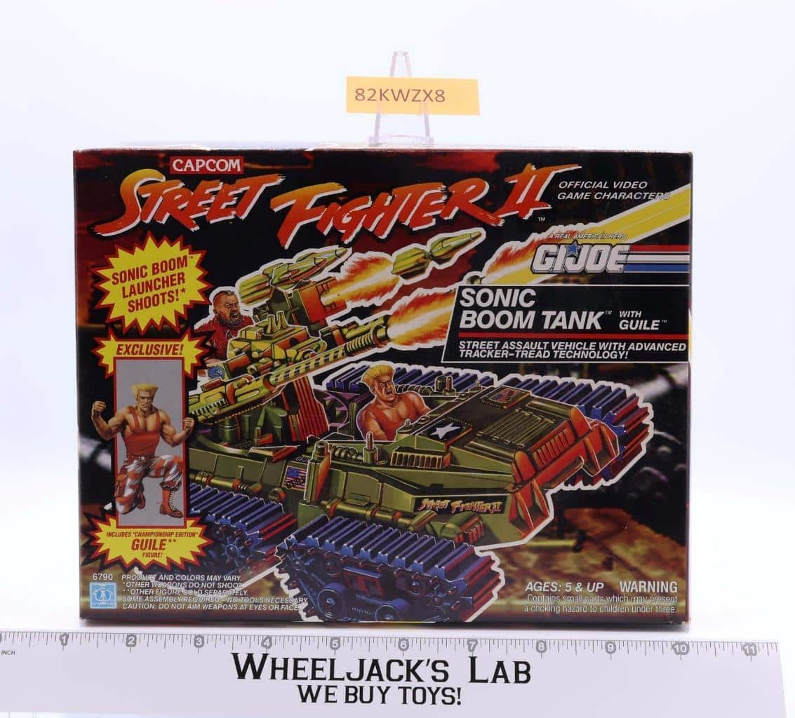 Sonic Boom Tank Street Fighter GI Joe 1993 Hasbro Vehicle NEW MISB ...