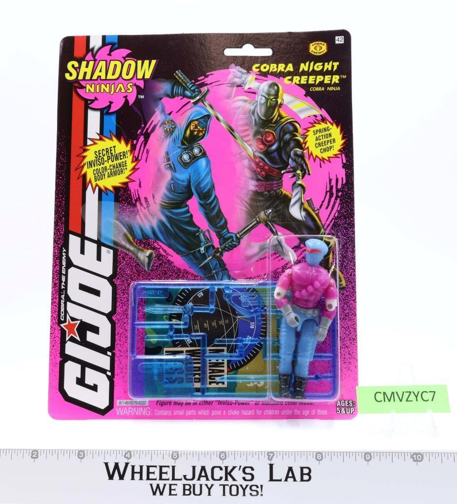 Night Creeper GI Joe Shadow Ninja 1993 Hasbro Action Figure NEW MOSC ...