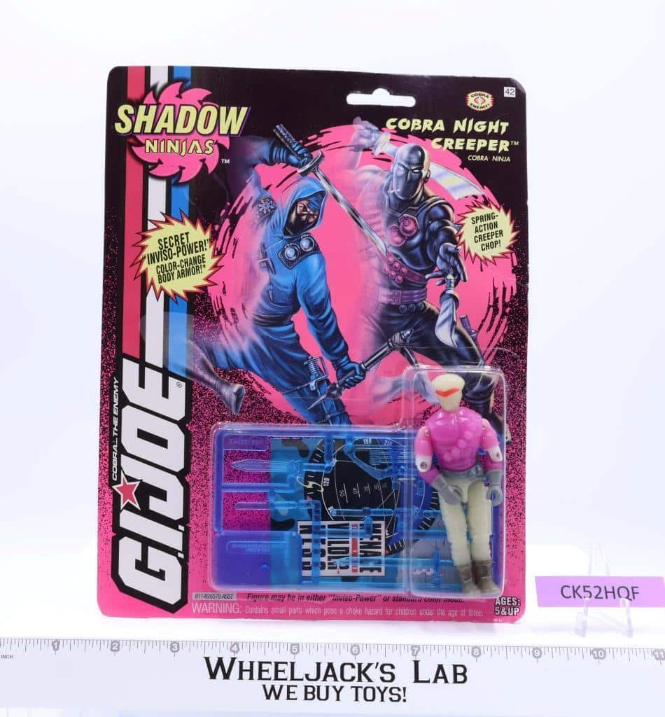 Cobra Night Creeper Shadow Ninjas NEW MOSC 1993 GI Joe Hasbro Vintage ...