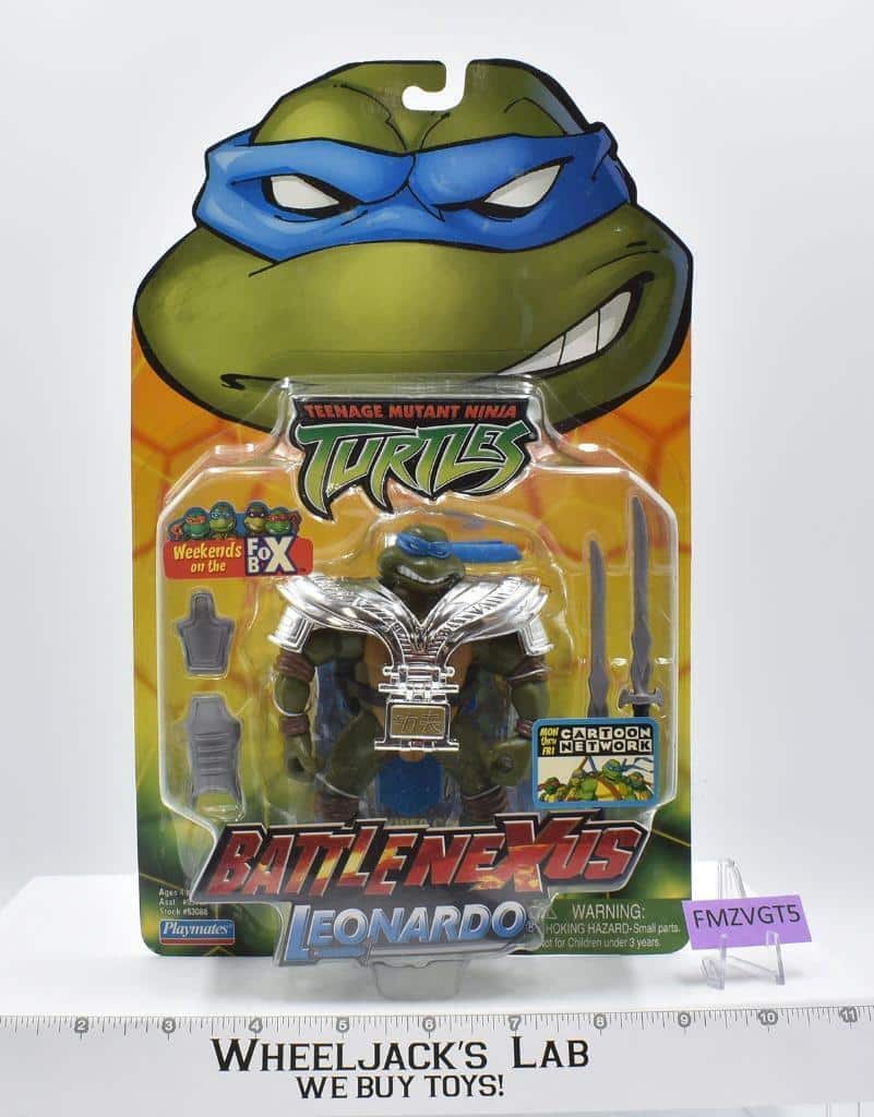 Leonardo Battle Nexus Teenage Mutant Ninja Turtles TMNT Playmates MOSC ...