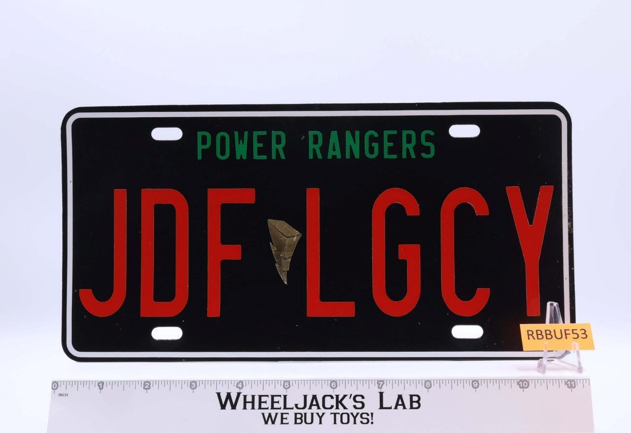 Power Rangers JDF Jason David Frank Legacy License Plate - Wheeljack's Lab
