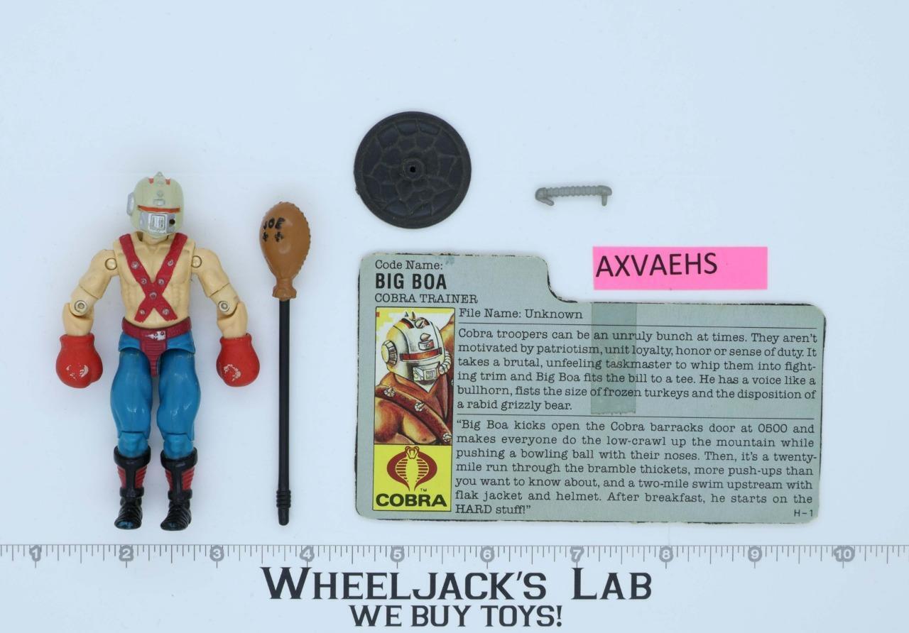 Big Boa V1 100% Complete G.I. Joe 1987 Hasbro Vintage Action Figure ...