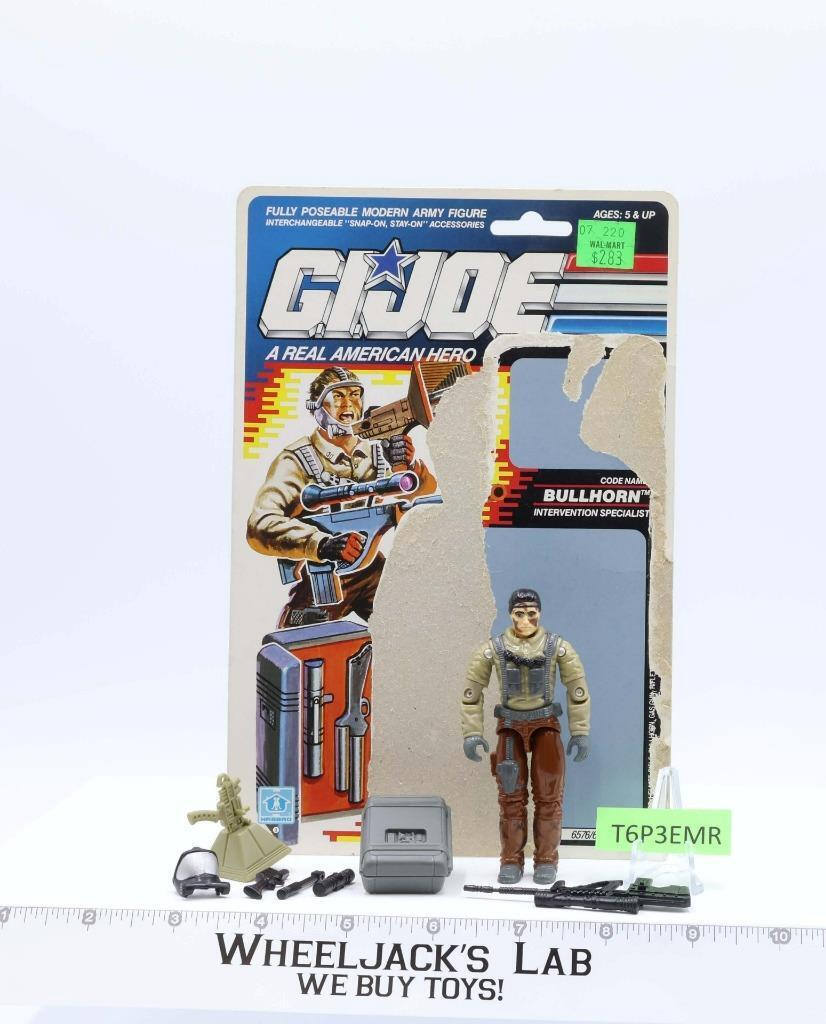 Bullhorn V1 100% Complete W/ Cardback 1990 G.I. Joe Vintage Hasbro ...
