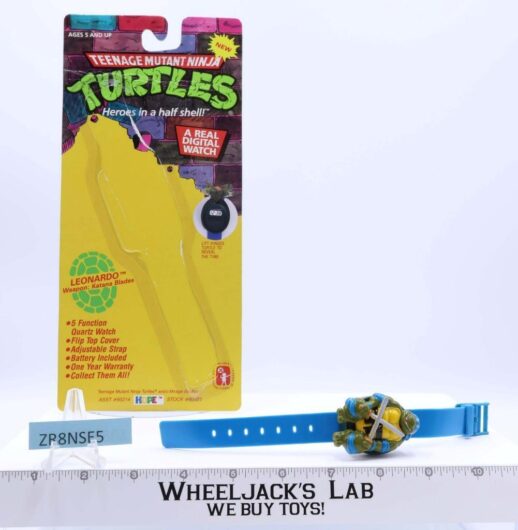 Leonardo Blue Wrist Watch TMNT Teenage Mutant Ninja Turtles 1988 Mirage ...