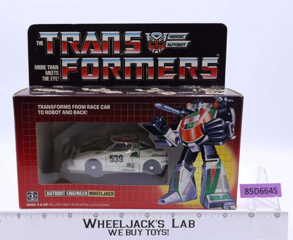 Wheeljack 100% Complete W/ NICE BOX & FIGURE 1985 Vintage Hasbro G1 ...